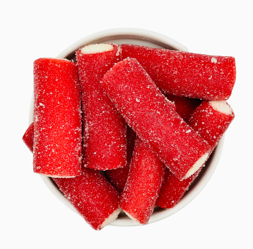 Sour Strawberry Logs - Sukker Baby Candy – Sukker Baby Inc.